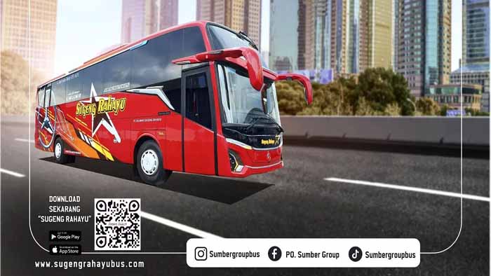 Ini Rute Bus Sugeng Rahayu dari Surabaya ke Bandung