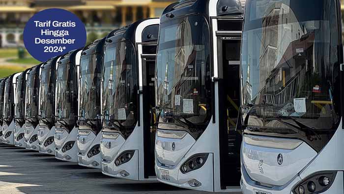 Ini Lintasan 5 Rute Bus Listrik di Medan