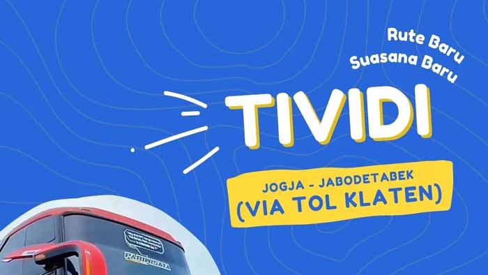 Bus Tividi Rute Jogja-Jabodetabek Kini via Tol Klaten