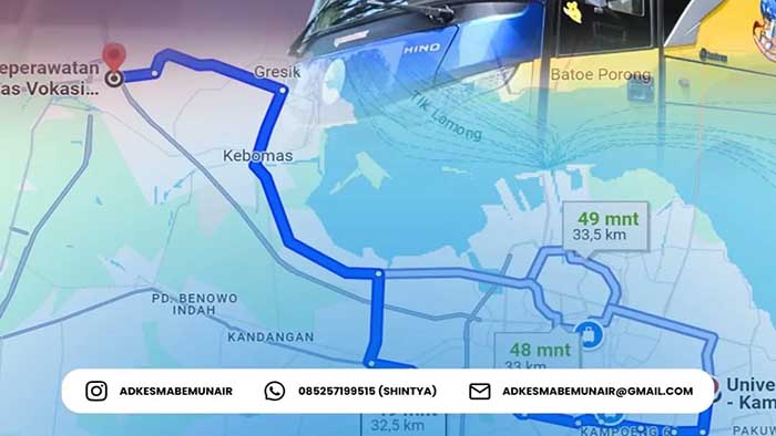 Jadwal Bus Flash dari Kampus Gresik Unair